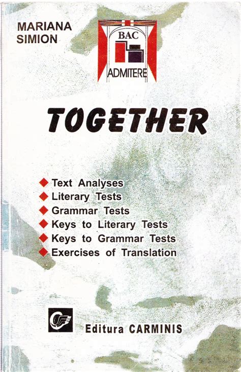 As Mariana Simion Together Pentru Bac Admitere Okazii Ro