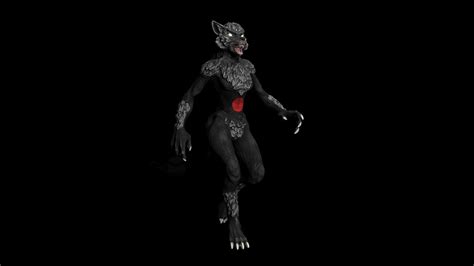 3d Model Foxgirl Vr Ar Low Poly Cgtrader