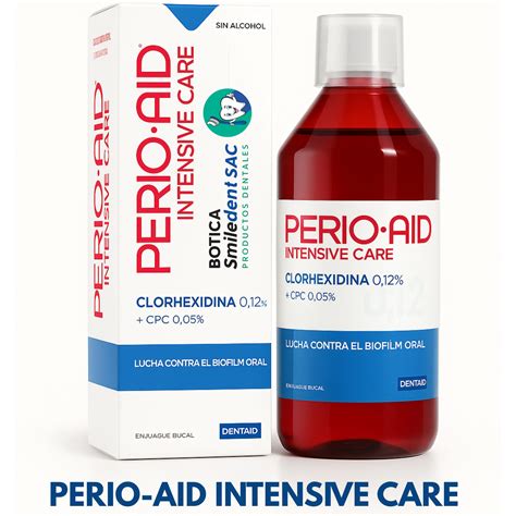 Perio Aid Intensive Care Azul 150 Ml Smiledent