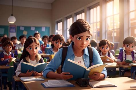 Premium Photo Many Students Reading Book In The Classroom