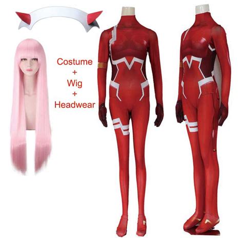 Darling In The Franxx 02 Zero Two Cosplay Costume For Women Halloween