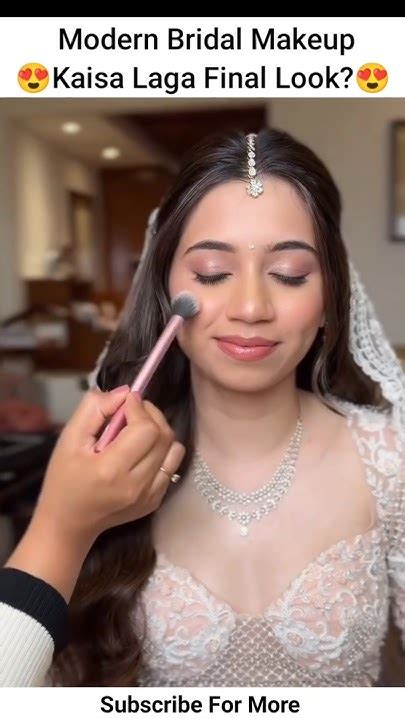 Modern Bridal Makeup Tutorial Shorts Makeover Makeuptutorial Makeup