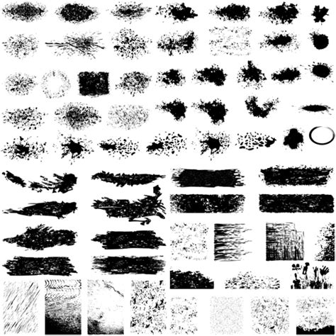 Grunge Background Elements Creative Vector 01 Free Download