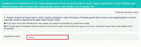GST Form ITC FAQs Manual On Filing