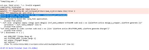 Flatform Failed To Build · Issue 32 · Xilinxvitisembeddedplatformsource · Github
