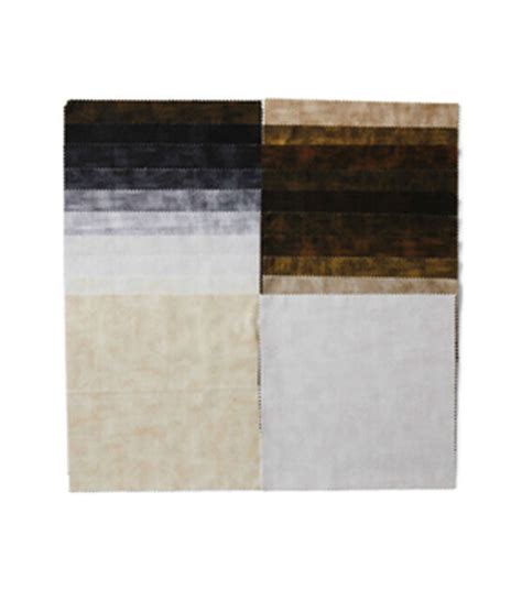 10 Brushstroke Neutral Cotton Fabric Squares 42pc Joann