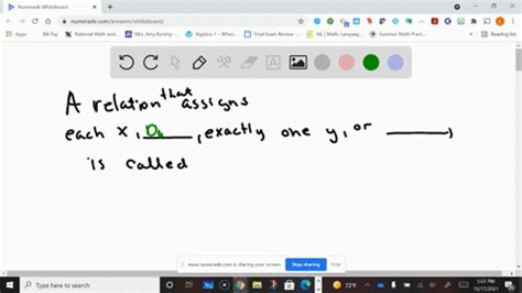 Solved A Relation That Assigns To Each Element X From A Set Of Inputs