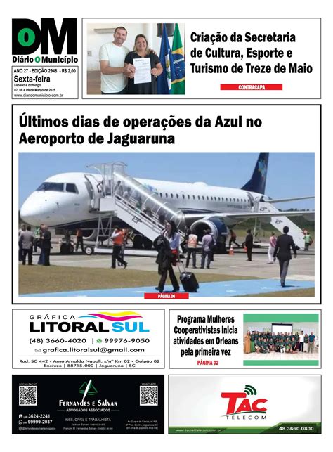 Ed2948 Sex 07 03 2025pdf By DiÃ¡rio O MunicÃ­pio Issuu