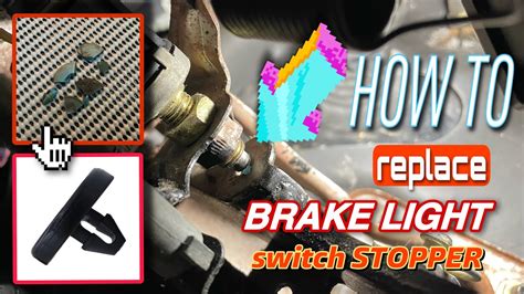 How To Replace Brake Light Switch Stopper Ford Taurus B