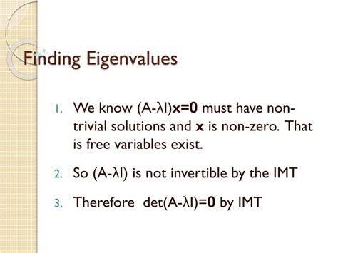 Ppt Section 51 Eigenvectors And Eigenvalues Powerpoint Presentation Id6760462