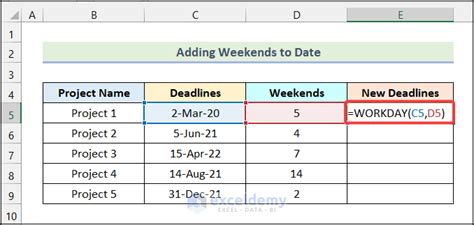 How To Add Days To Date Using Excel Formula 5 Easy Ways