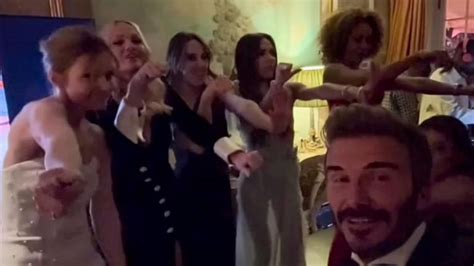 Así Fue El Reencuentro De Las Spice Girls Que Disfrutó David Beckham En