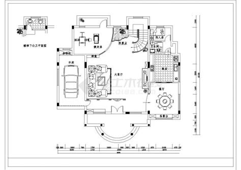 西宁豪华别墅精装底商私人住宅楼设计cad详细建筑施工图住宅小区土木在线