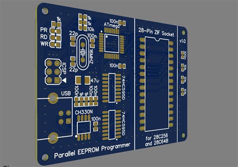 ATmega EEPROM Programmer 嘉立创EDA开源硬件平台