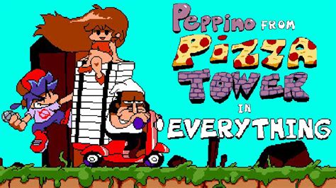 Peppino From Pizza Tower In Everything Youtube