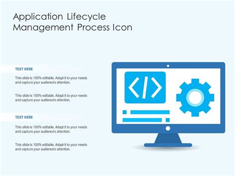 Application Lifecycle Management Process Icon Presentation Graphics Application Lifecycle Management Process Icon Presentation Graphics