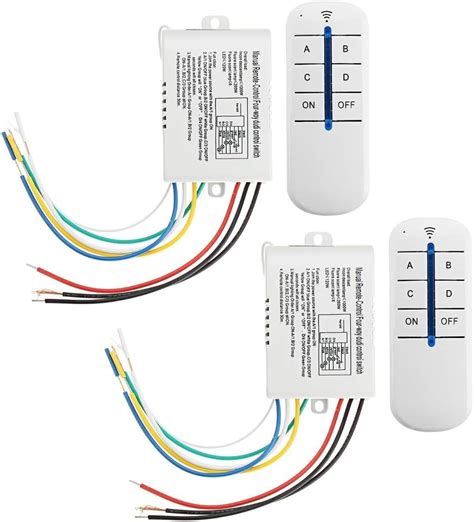 Shockley 4 Way Digital Switch On Off 220v 240v Light Digital Rf Remote Control Remote Control