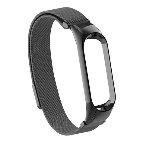 Malla Metalica Para Mi Band Y Miband Xiaomi Milanese Negro