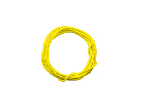 Solid Core Wire 22 Awg Yellow 1m The Pi Hut
