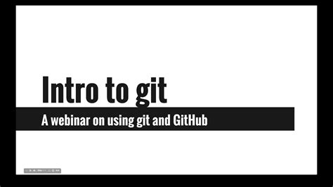 codecademy git and github webinar youtube