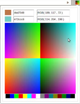 Color Picker para Google Chrome Extensión Descargar