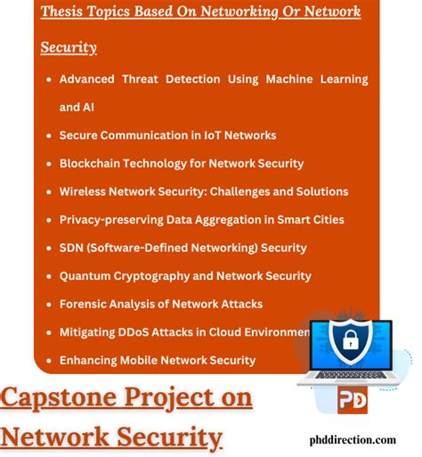 Capstone Ideas On Network Security