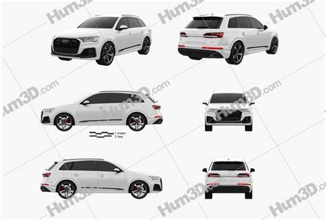 Audi Q7 2024 Vector Templates Free Joane Lyndsay
