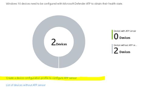 Intune Devices Reported As Without Atp Sensor Microsoft Qanda