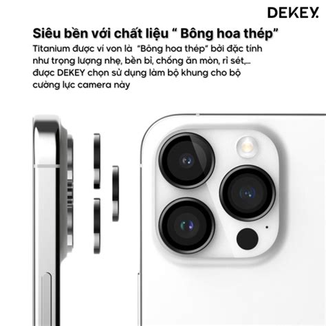 Viền Lens Camera Iphone 16 Series Dekey 3d Master Glass Pukivn