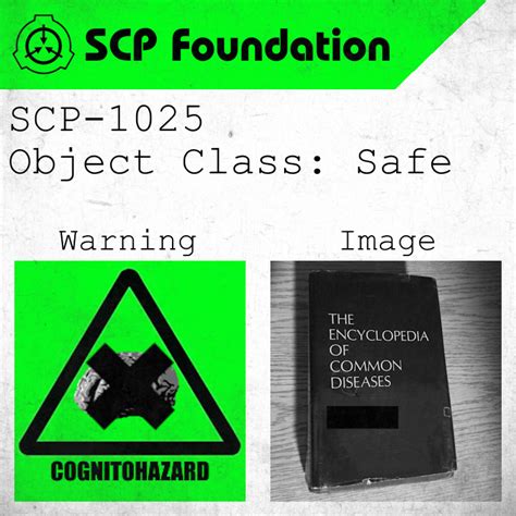 Scp 1025 Scp Site 19 Roleplay Wiki Fandom