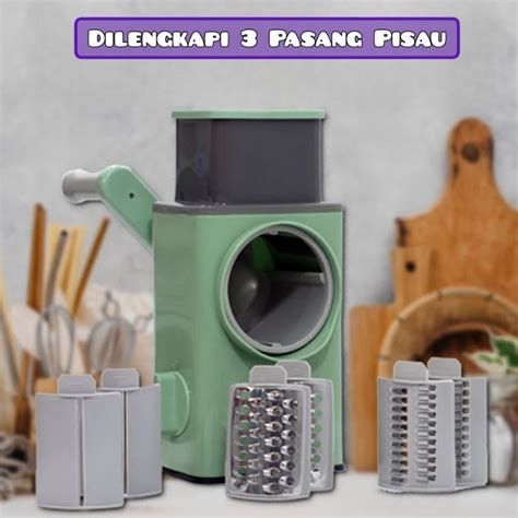Jual Pengiris Sayur Dan Buah Serbaguna Penggiling Bumbu Stainless