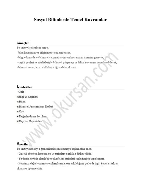 PDF Sosyal Bilimlerde Temel Kavramlar DOKUMEN TIPS