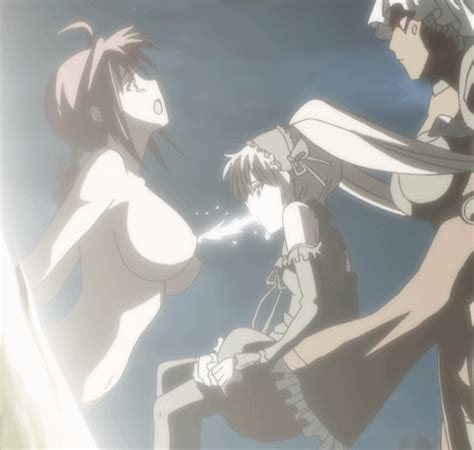 Uno Makoto Ekaterina Kurae Oribe Mafuyu Seikon No Qwaser Animated Animated  2girls Age