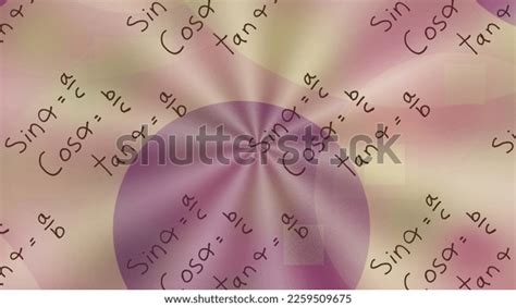 Cosine Function Trigonometry Based On Pythagorean Stock Illustration 2259509675 Shutterstock