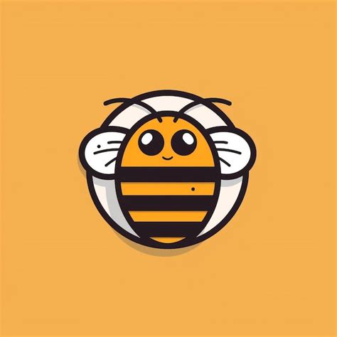 Premium Photo Simple Cartoon Bee