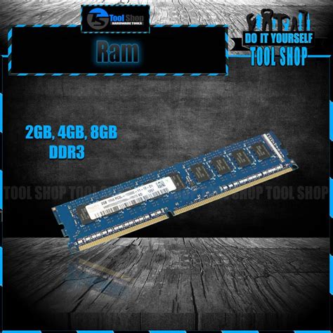 Ddr3 Ram 4gb For Computers Original Branded Toolshop Pk