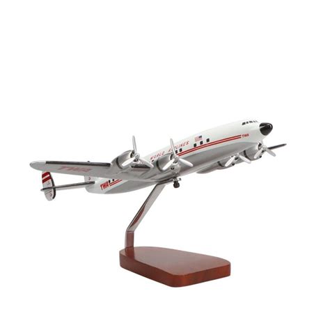 Lockheed L 1049 Super Constellation® Twa Trans World Airlines Large Mahogany Model Lockheed