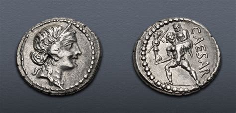 The Caesarians Julius Caesar Late 48 47 Bc Ar Denarius 175mm 390