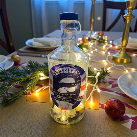 Sex Pistols God Save The Queen Light Up Glass Bottle Lamp £10 79 Picclick Uk