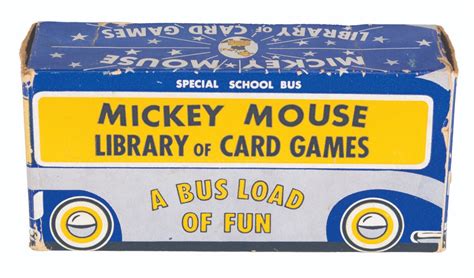 A Mickey Mouse Bus Load Of Fun Library Of Card Games Van Eaton Galleries