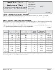 Lab Writeup Docx Biosci Assignment Sheet Laboratory