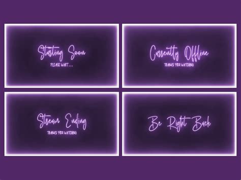 4x Neon Purple Animated Loading Screen Space Screen Purple Etsy Ireland