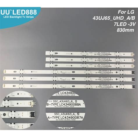 Led-backlight-strip-7-lamp-for-LG-Innotek-17Y-43inch-A-Type-43UJ6300 ...