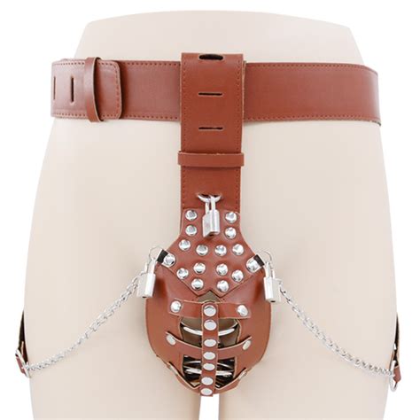 Dick Chastity Belt With Chastity Lock Penis Cage Male Chastity Pants