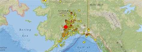 Very Strong Earthquake M6 2 Rattles Alaska USA The Watchers