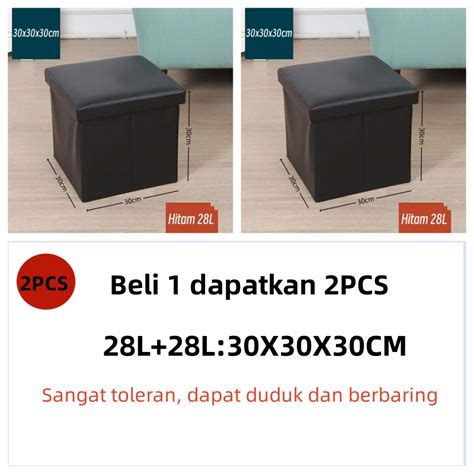 Jual Storage Box Bisa Dilipat Bangku Kursi Penyimpanan Barang Bangku Serbaguna Kotak Sofa Kotak