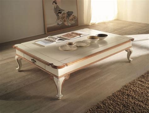 Mesa De Centro En Dos Colores Coffee Table Dise O De Mesa De Caf Mesas De Caf Blancas