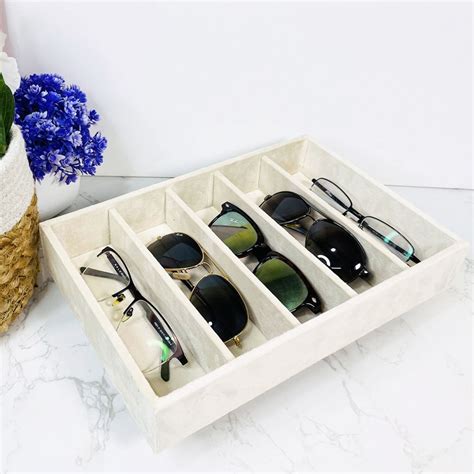 La Trove Luxury Velvet Sunglass Tray Buy La Trove Luxury Velvet