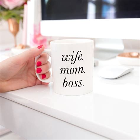 Wife Mom Boss Mug Mom Mug Boss Mug Wife Mug Coffee Mug Etsy