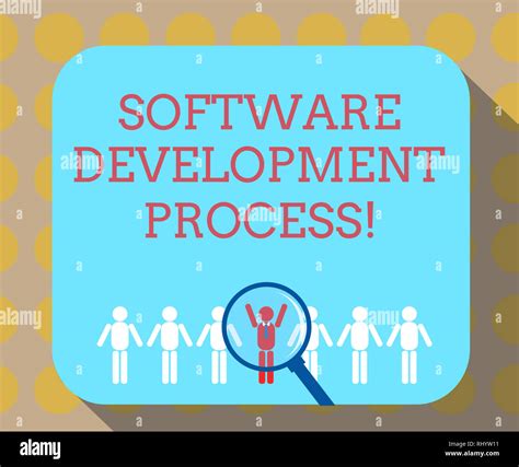 Word Writing Text Software Development Process Business Concept For Process Of Developing A